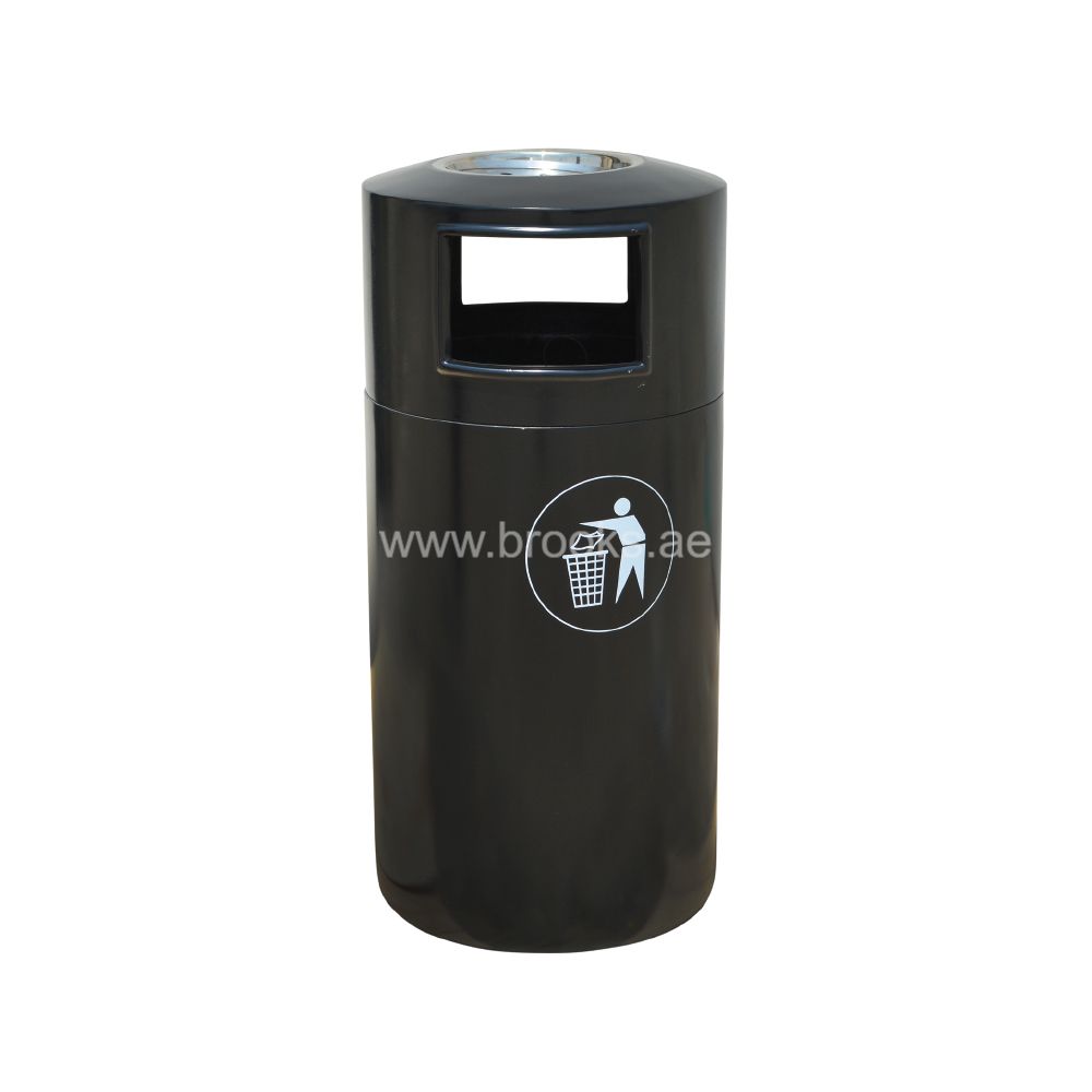Brooks Fiber Ashtray Bin Black