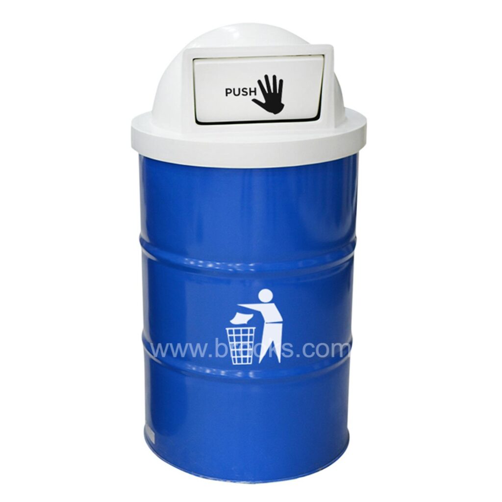 Drum Waste bin with Dome Lid - RAMT